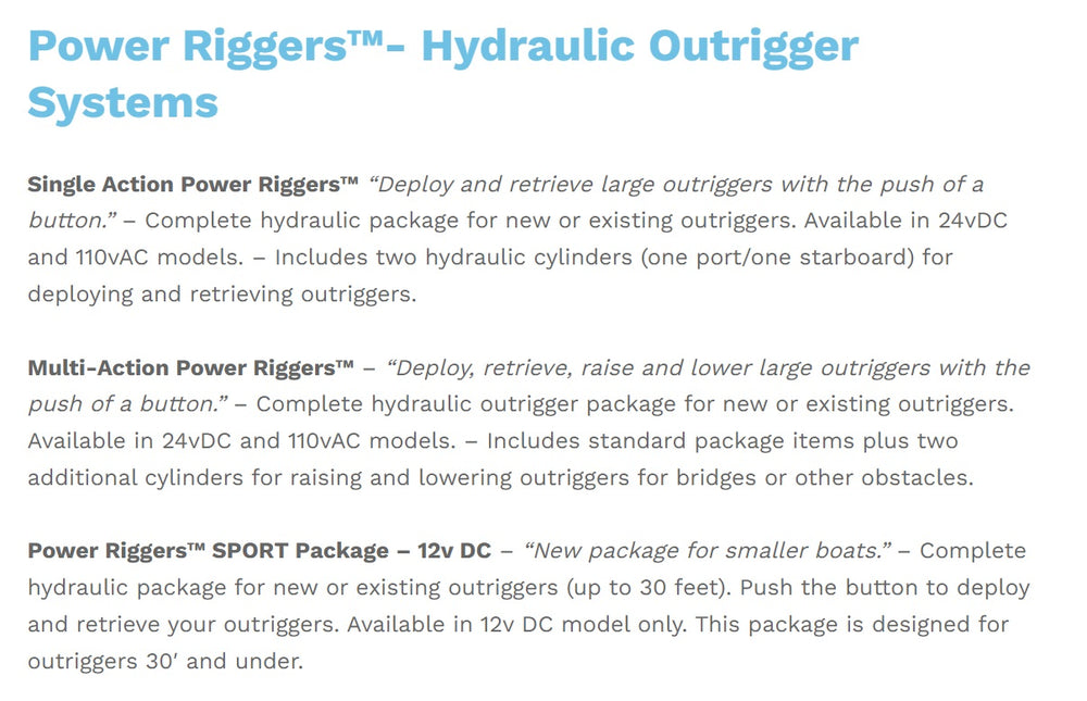 RuppRiggers - Sportfishing Outriggers