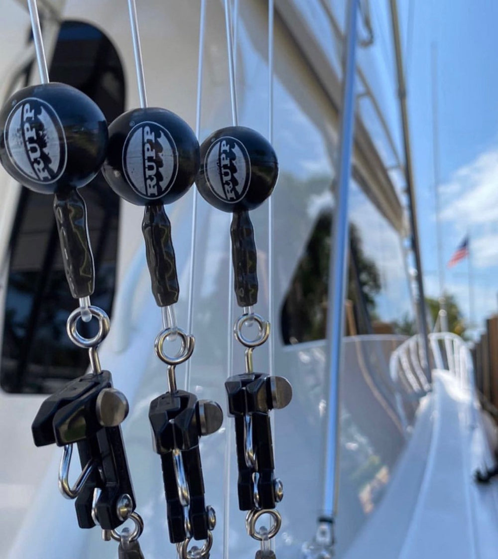 Nylon Outrigger Ball Stops - pair